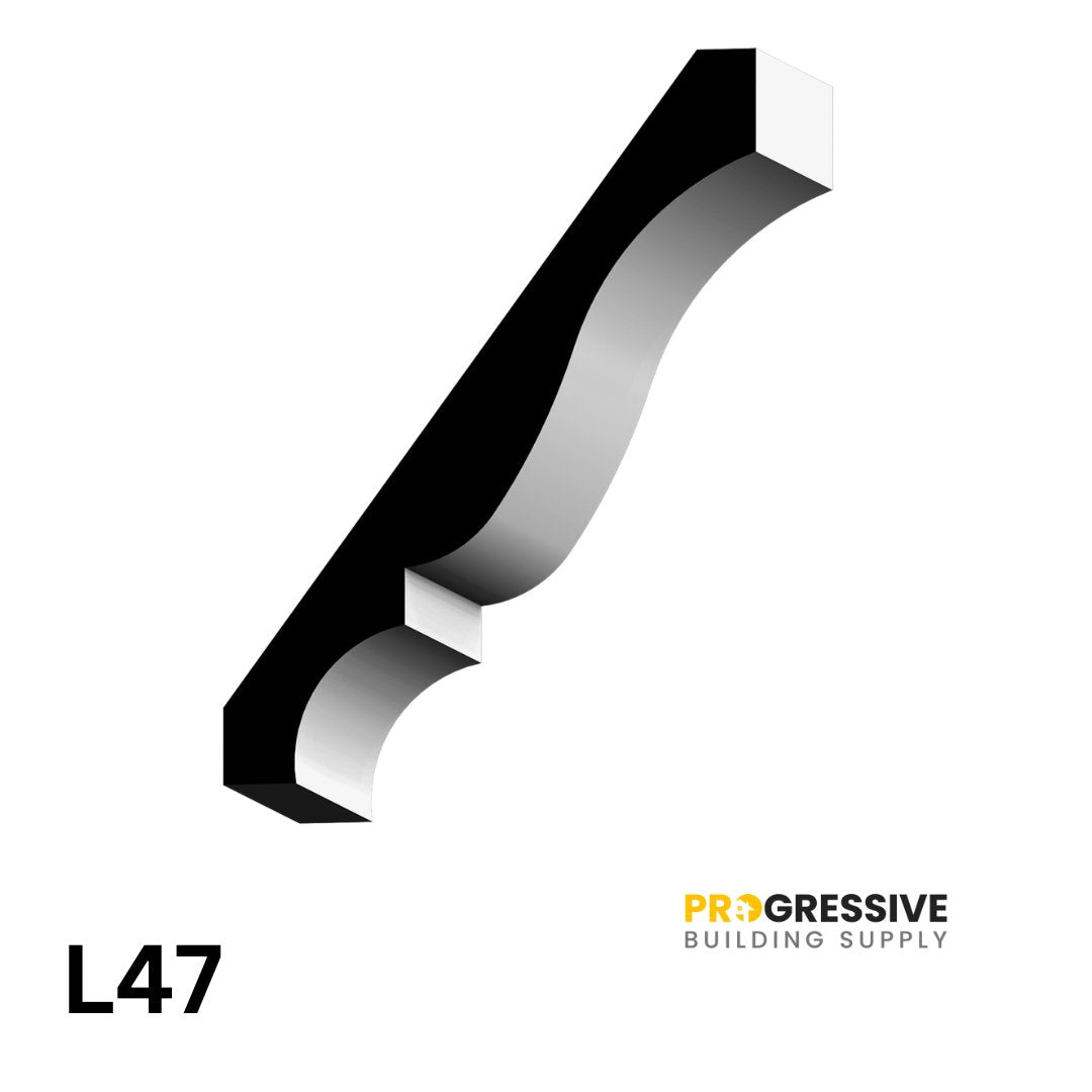 MDF Crown - 19/32 x 4-5/8 (SKU: #L47) — PBSbuild