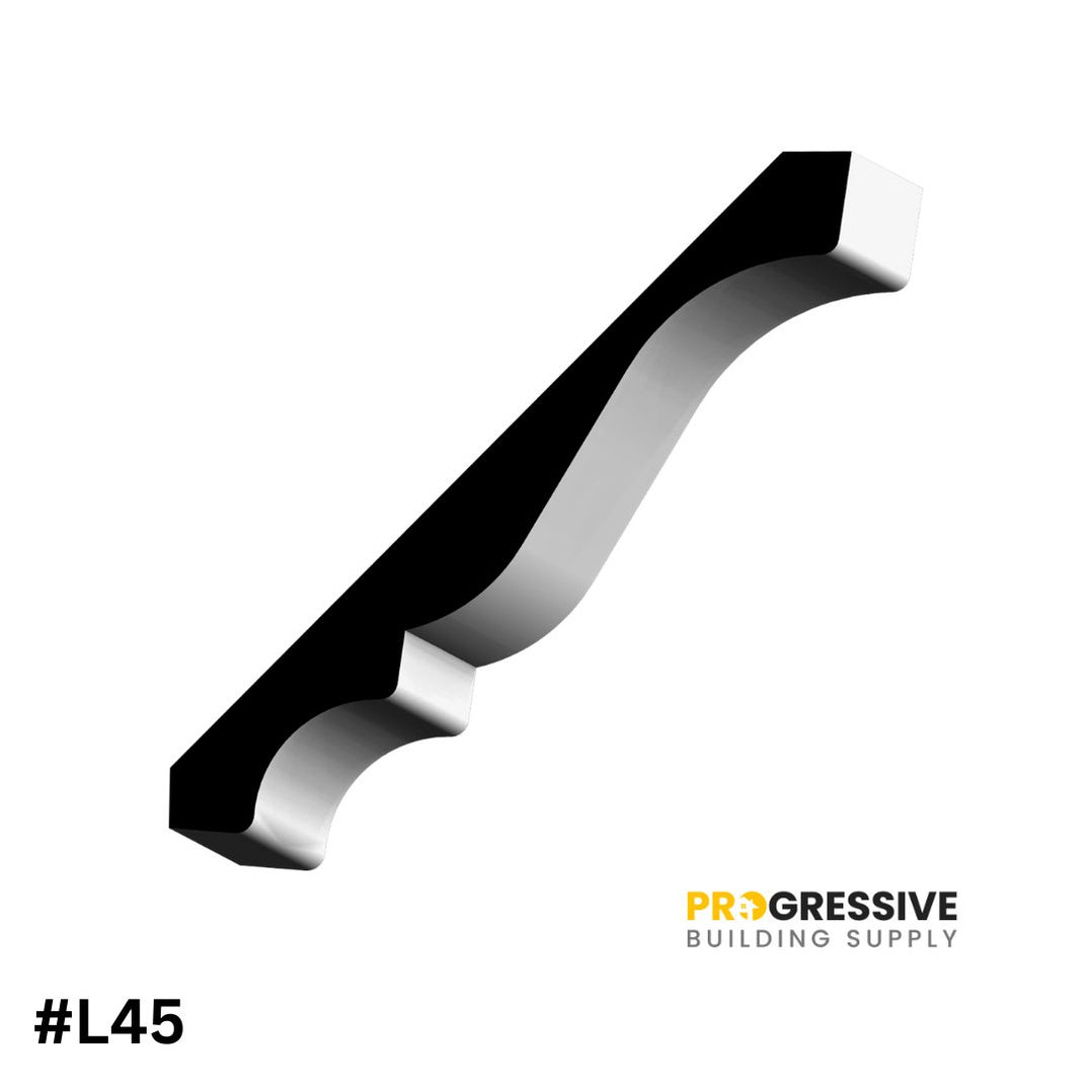 MDF Crown - 19/32 x 5-1/4 (SKU: #L45) — PBSbuild