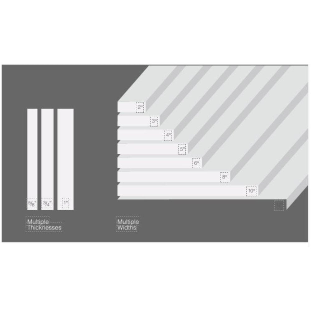 S4S Boards- MDF (1x4 through 1x10) — PBSbuild