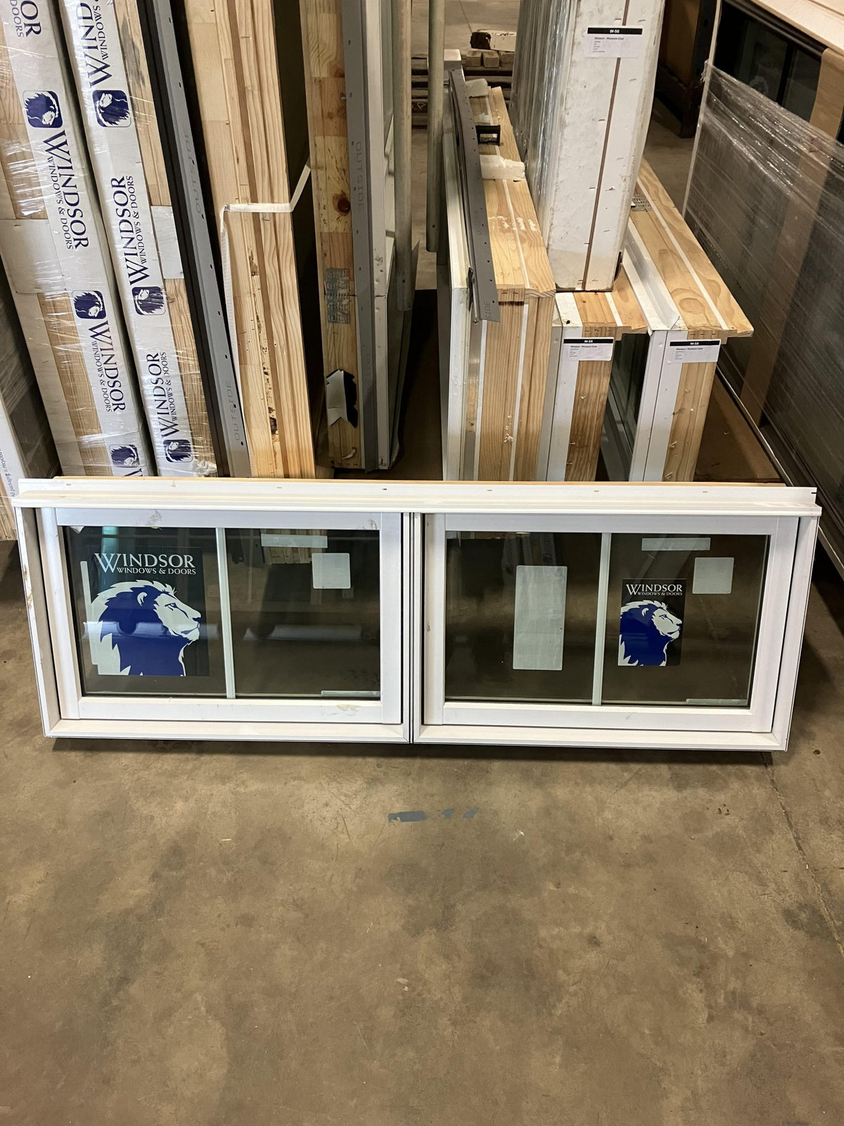 Windsor Pinnacle Clad Double Picture Window (W-50) (58, 59) — PBSbuild